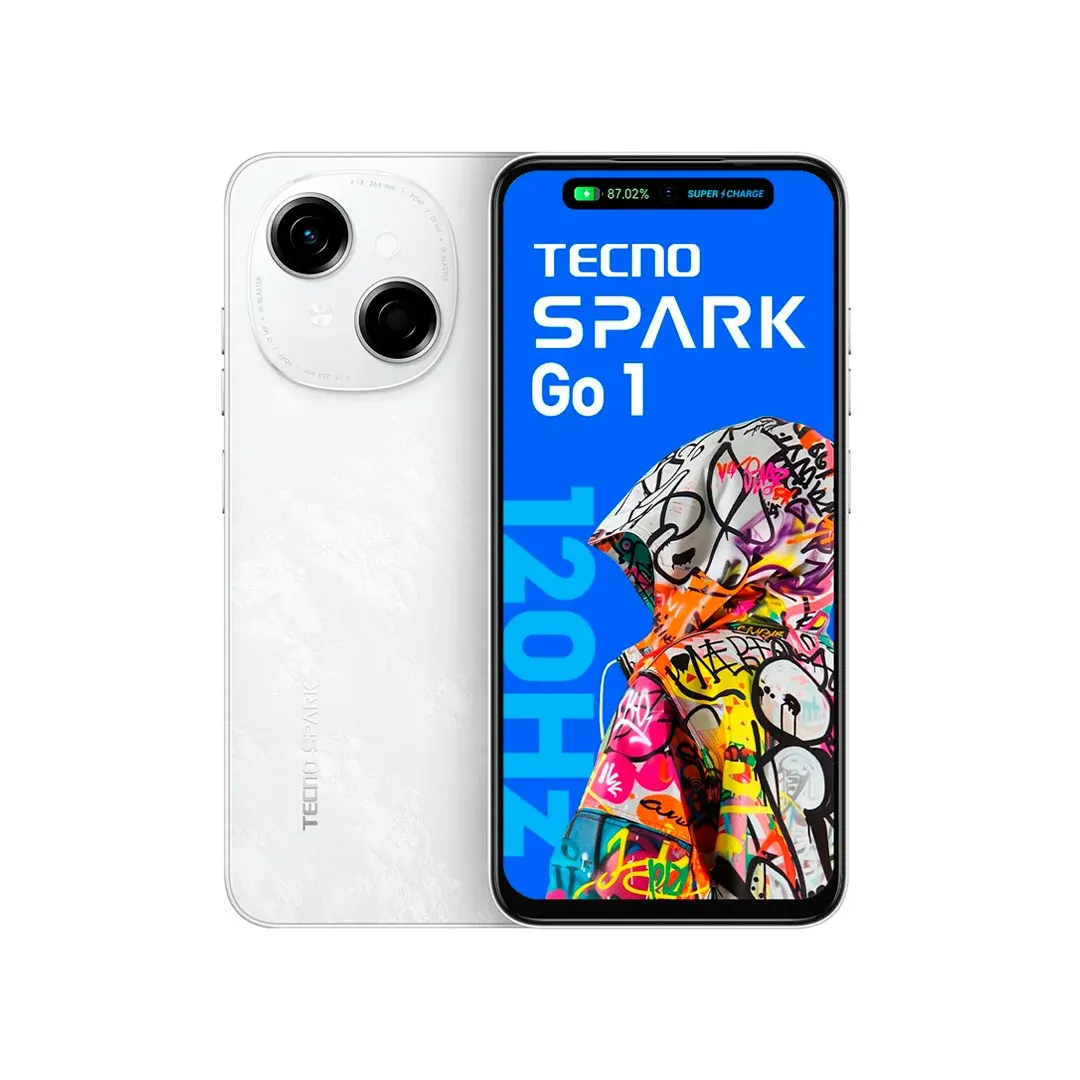 Celular Tecno Spark Go 1 KL4 6.6" 3GB 64GB Glittery White